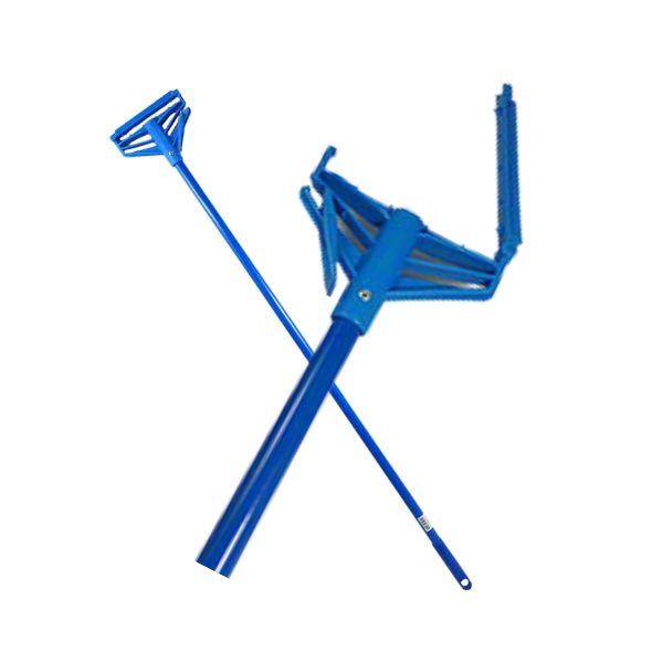 60″ Blue Metal Quick Release Mop Handle - Jan Star Supplies Inc.