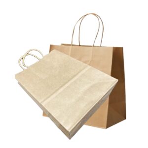 18"x10"x20"(45x25x50cm) Kraft Paper Bags With Handles 100/pcs - Jan ...