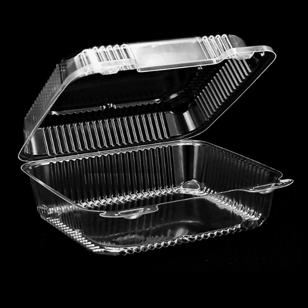 12 oz Hinged Deli Container-200/Pcs Clear - Jan Star Supplies Inc.