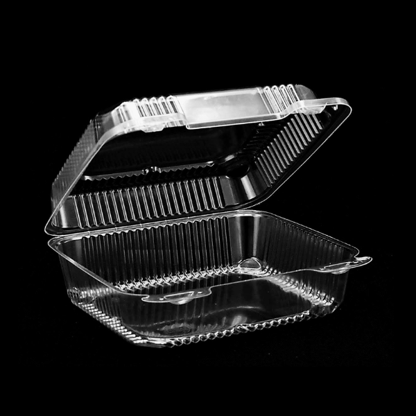 12 oz Hinged Deli Container-200/Pcs Clear - Jan Star Supplies Inc.