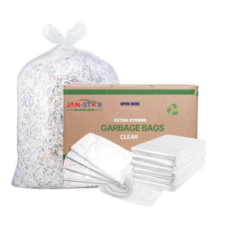22"x24" Extra Strong Garbage Bag-500/pcs Clear - Jan Star Supplies Inc.