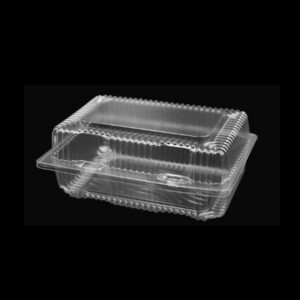 Shallow Lunch Container V-22- 500/pcs Clear - Jan Star Supplies Inc.