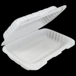 9"X6" MFPP Clamshell - Dual Lock 150/Pcs | Food Packaging