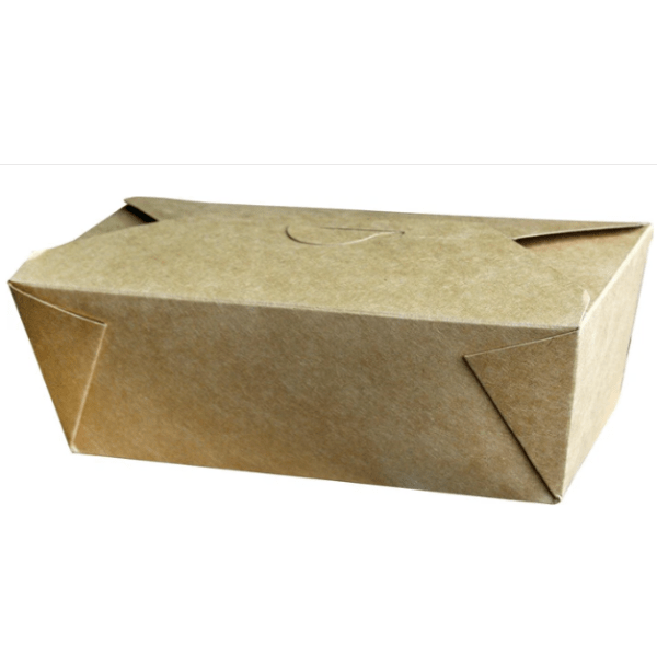 Eco-Craze 55 oz #9 Kraft Paper Fold Box-200/pcs - Jan Star Supplies Inc.
