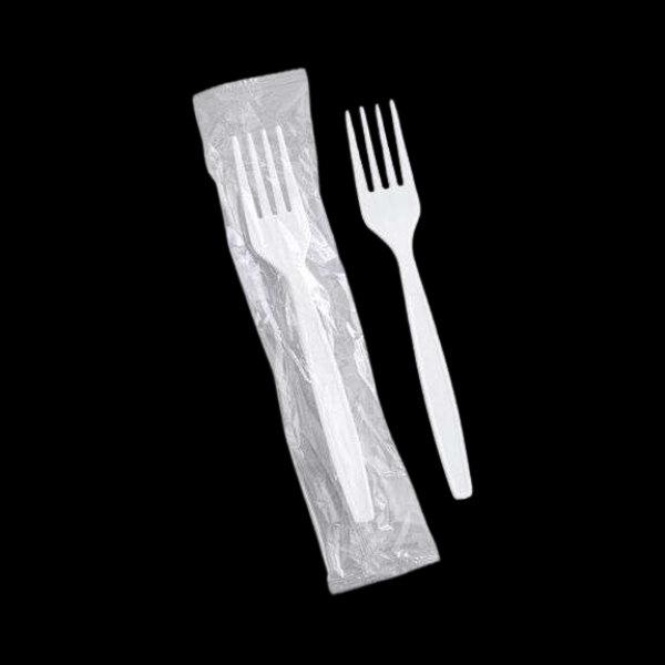 Value+ 7" Individually Wrapped Forks - Heavy Weight-1000/pcs - Jan Star ...