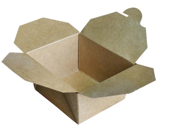 Eco-Craze 45 oz #8 Kraft Paper Fold Box 200Pcs - Jan Star Supplies Inc.