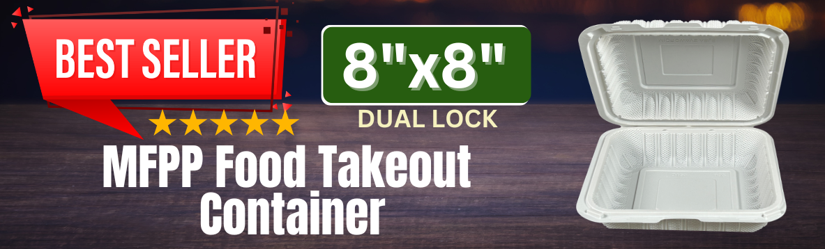 MFPP Food Takeout Container 8X8 - Jan Star Supplies Inc.